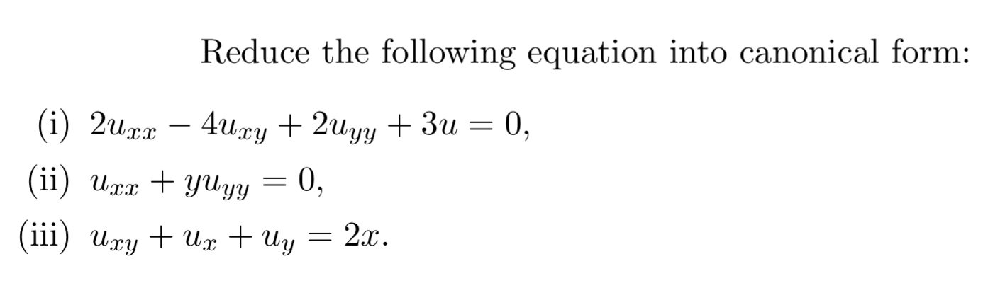 Solved Reduce the following equation into canonical | Chegg.com