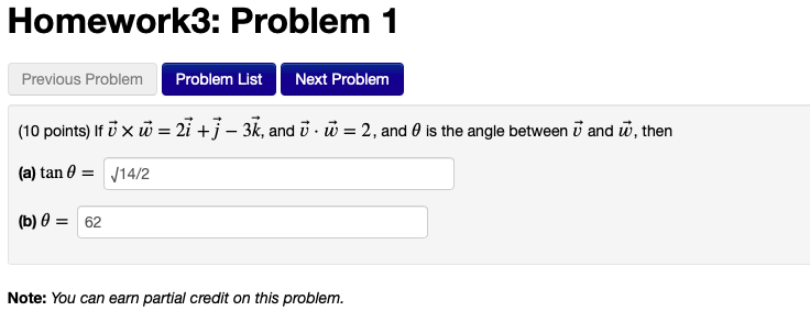 Solved Homework3: Problem 1 Previous Problem Problem List | Chegg.com