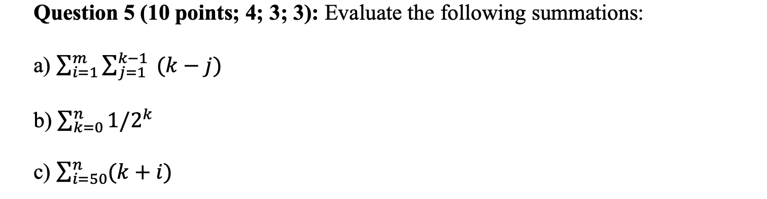 Solved Question 5 10 Points 4 3 3 Evaluate The 