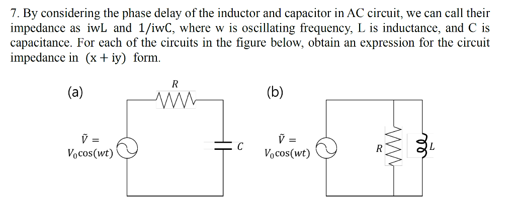 Solved Q. By considering the phase delay of the inductor and | Chegg.com