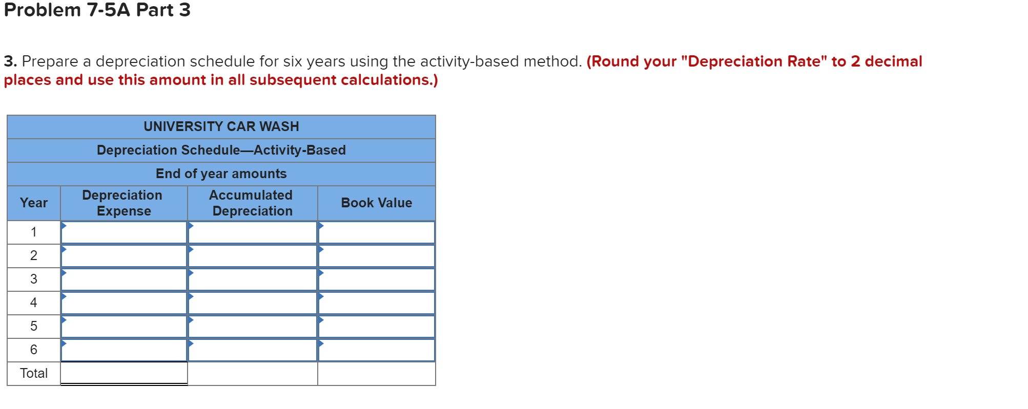 Solved Required information Problem 7-5A Determine | Chegg.com
