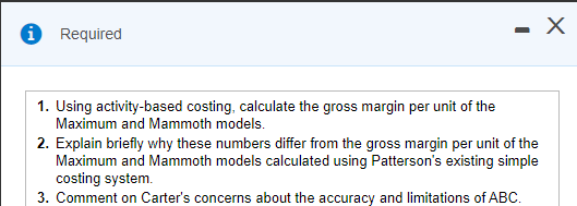 Solved Patterson Electronics, a division of Boston | Chegg.com