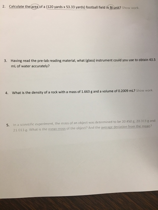 Solved Calculate the area of a (120 yards times 53.33 yards) | Chegg.com