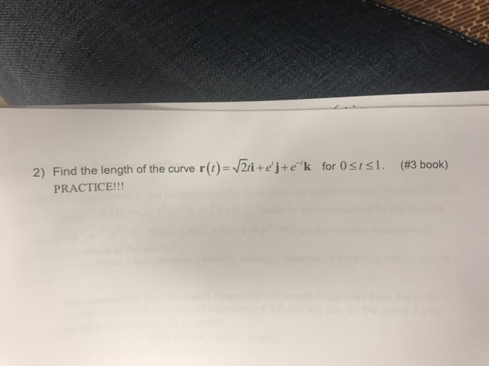 Solved Find the length of the curve r(t) = squareroot 2ti + | Chegg.com