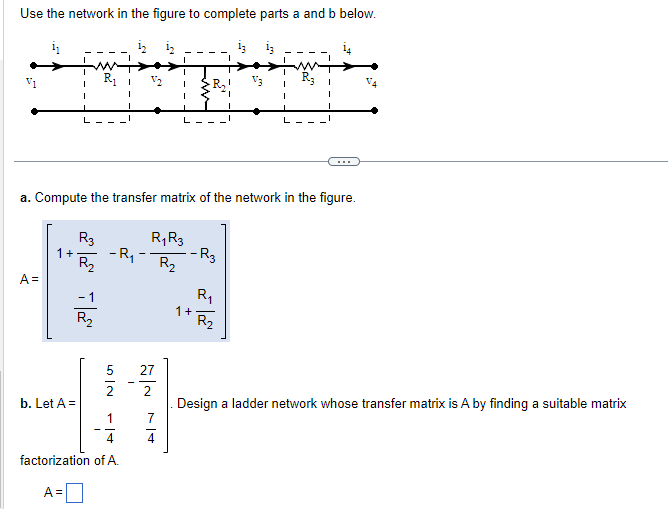 Solved Use the network in the figure to complete parts a and | Chegg.com