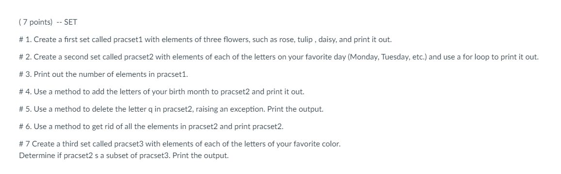 Solved For this homework, you are to submit three .py files | Chegg.com