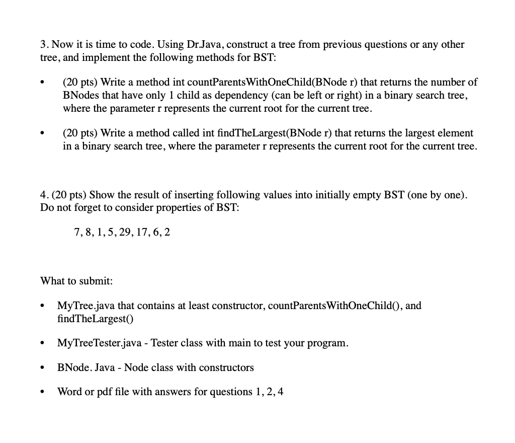 Solved Binary Trees Lab Binary Nodes Manipulation Binary 3418