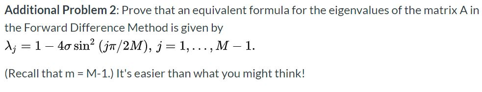 Additional Problem 2: Prove that an equivalent | Chegg.com