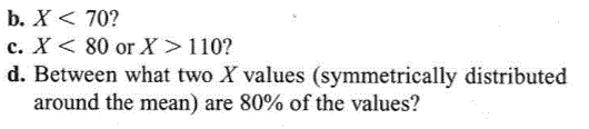 Solved 6.5 Given a normal distribution with u = 100 and o = | Chegg.com