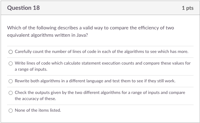 Solved Which of the following describes a valid way to | Chegg.com