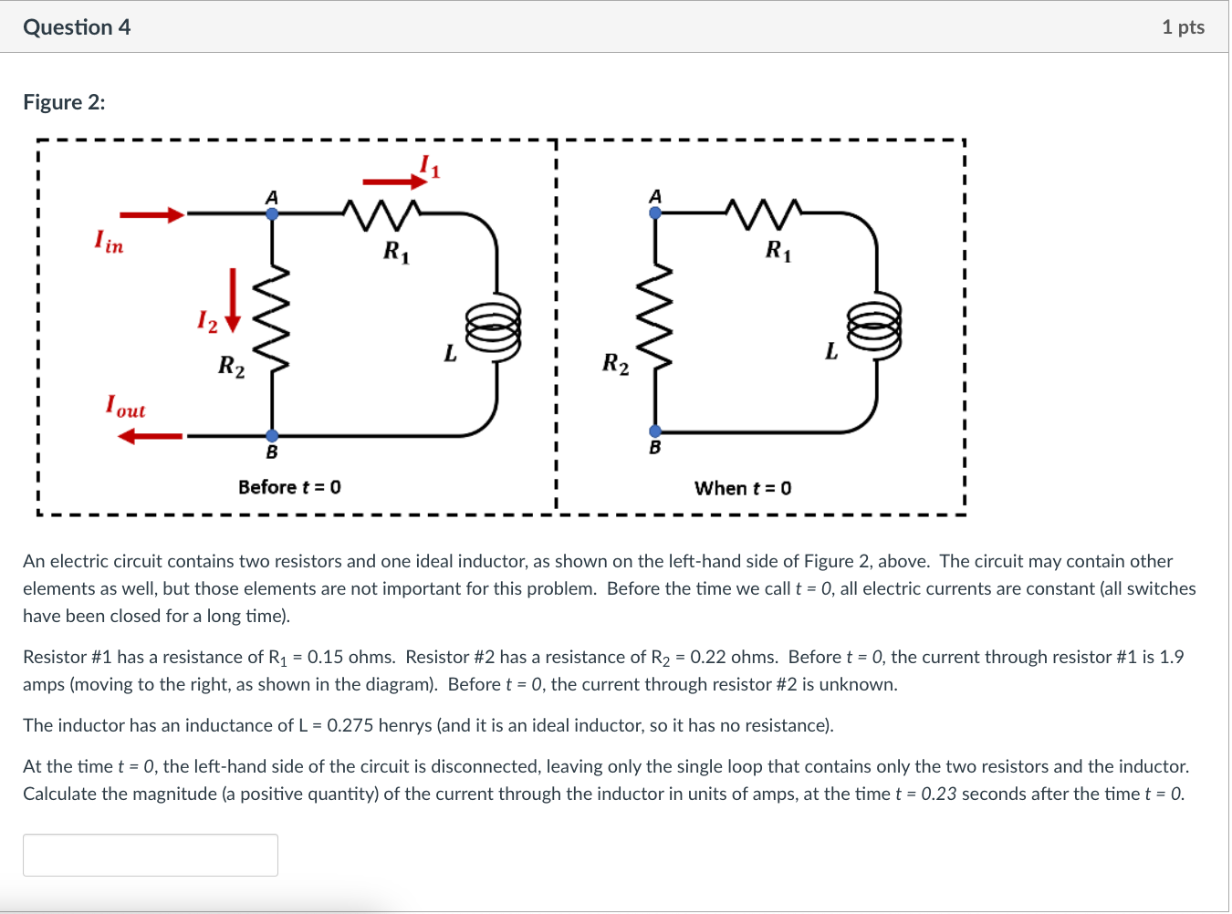Solved An electric circuit contains two resistors and one | Chegg.com