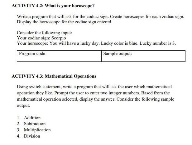 Solved 4.3 Objectives of the Activity The objectives of this | Chegg.com