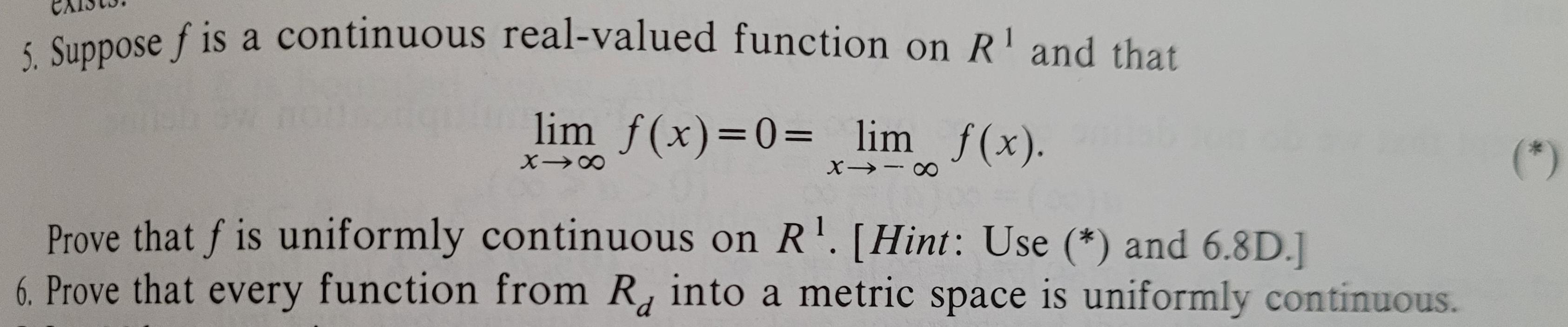 Solved #5. Prove 6.8D: Note: If the real valued function | Chegg.com Solved #5. Prove 6.8D: Note: If the real valued function | Chegg.com