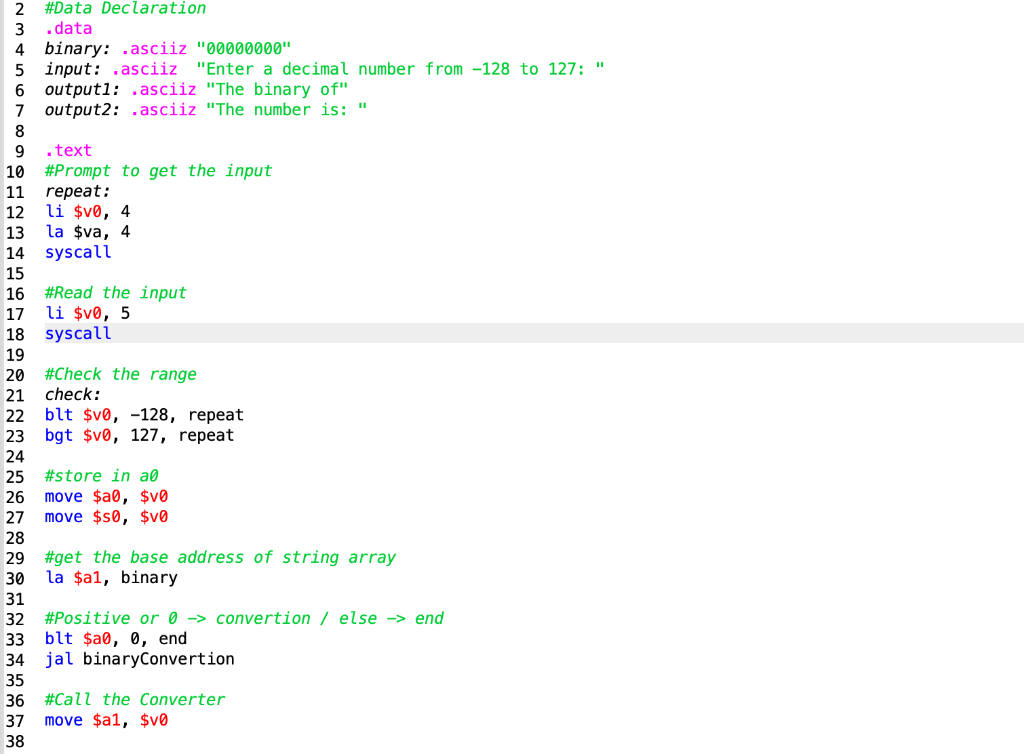 I Was Working On The Mips Assembly Code And Im 