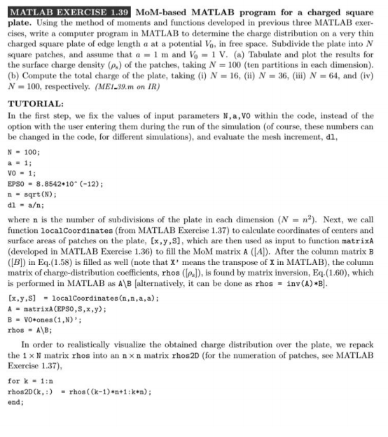 This will be done it MATLAB Implement the method of | Chegg.com