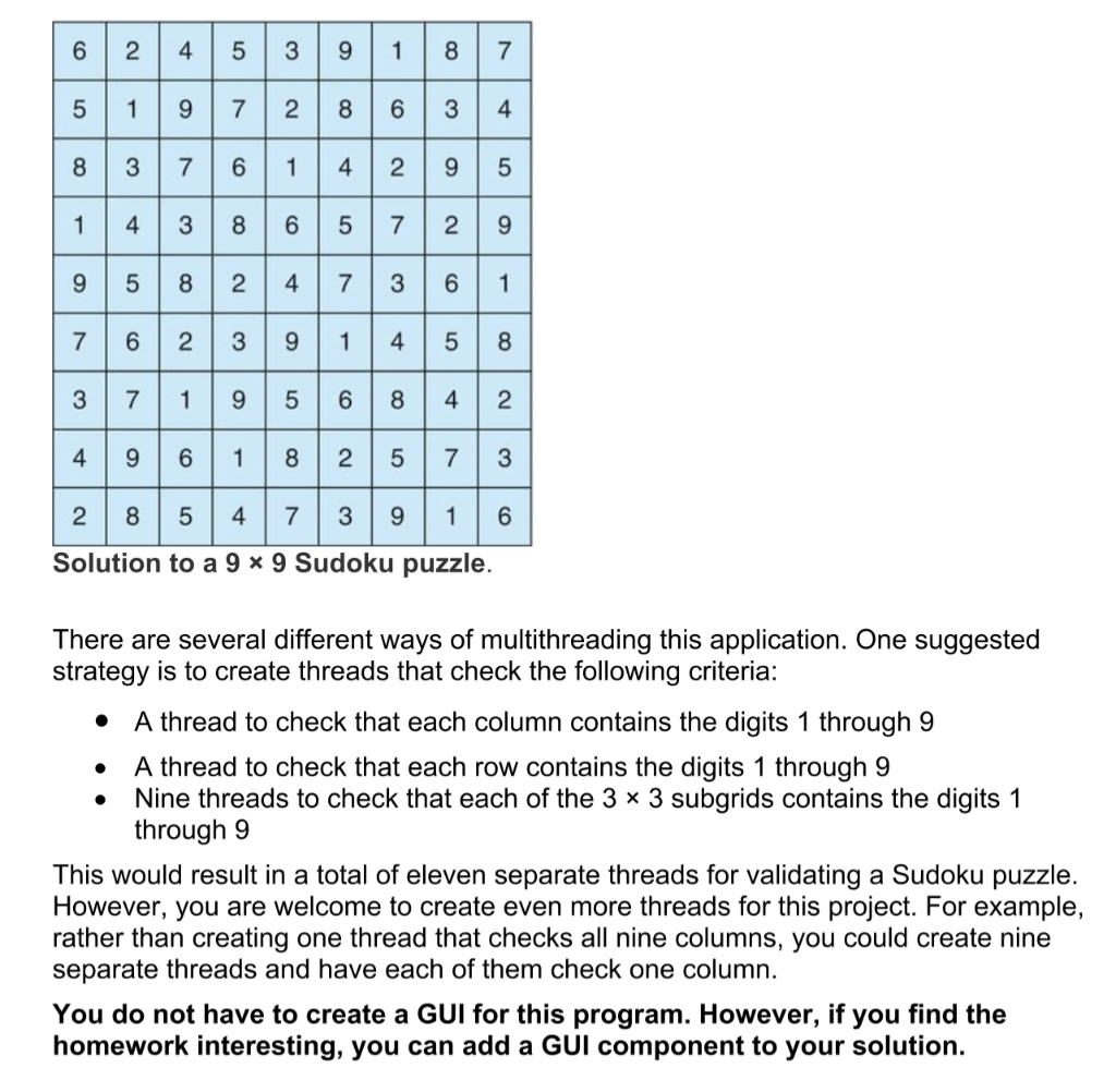 Solved A Sudoku puzzle uses a 9 x 9 grid in which each | Chegg.com