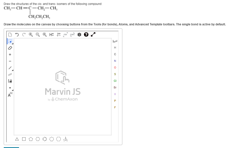 Solved Draw the structures of the cis- and trans-isomers of | Chegg.com