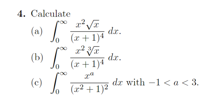 Complex Analysis: Question 4b and 4c Can you solve | Chegg.com