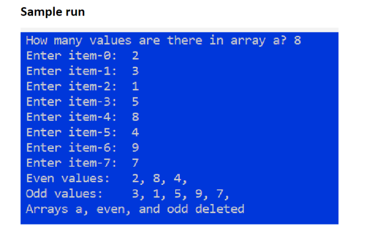 Solved Lab 11 - Using pointers and Arrays Writc a C++program | Chegg.com
