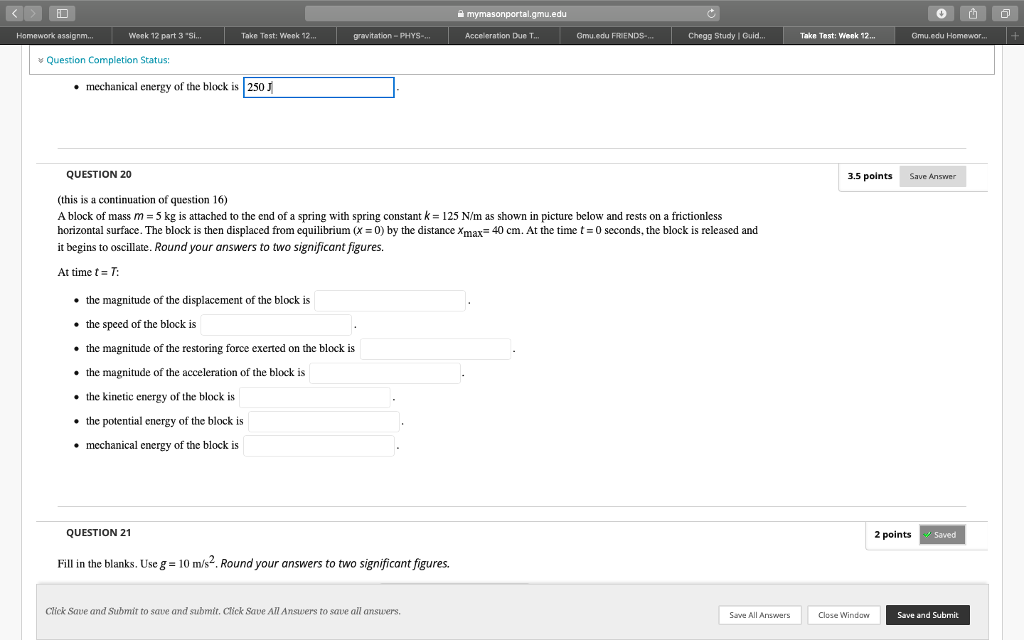 Solved gmu.edu Homework assignm... Week 12 part 3 "s.. Take | Chegg.com
