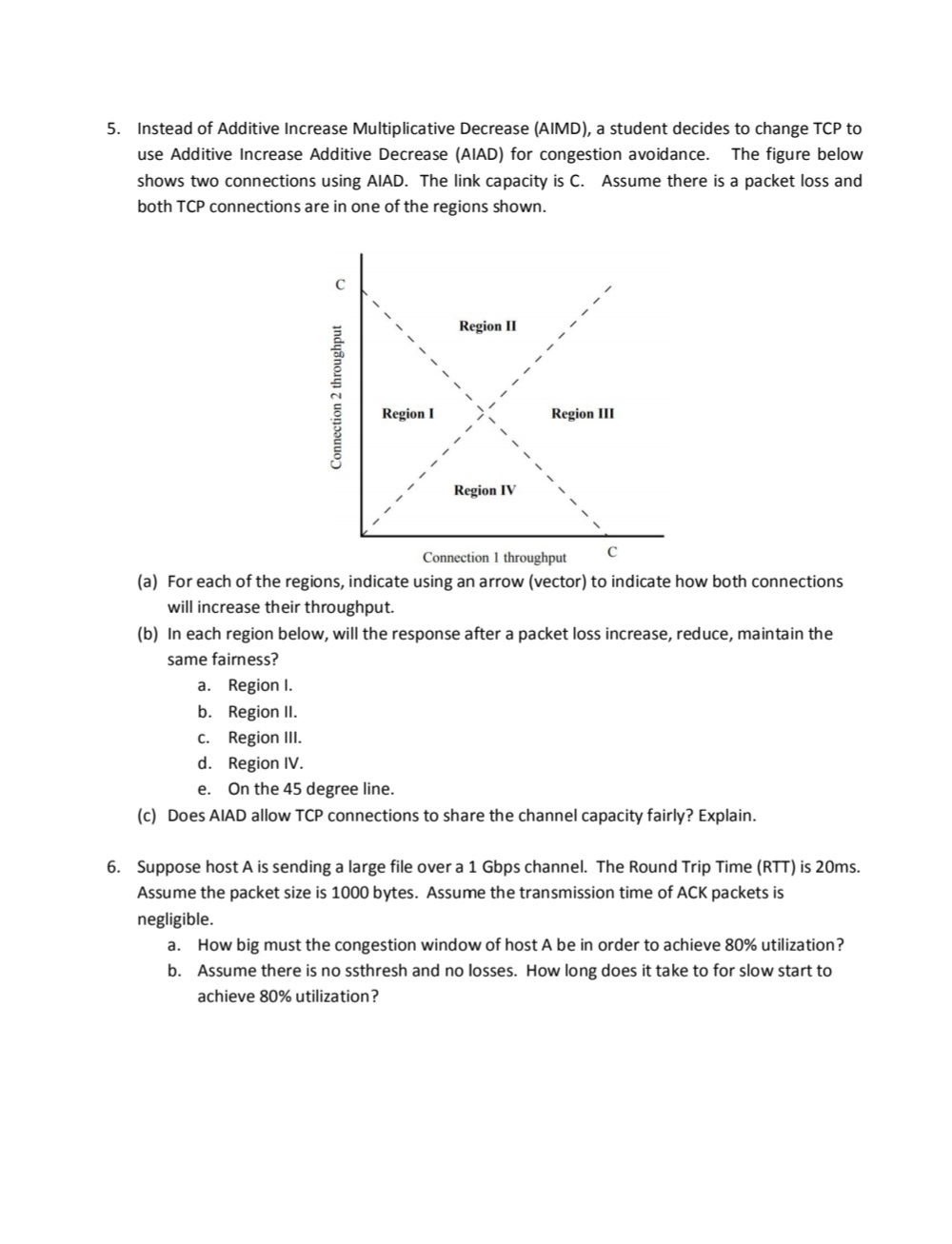 5. Instead of Additive Increase Multiplicative | Chegg.com