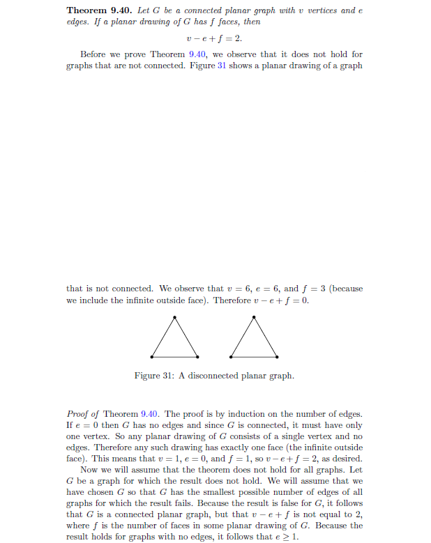 Give an example of a planar drawing of a simple | Chegg.com