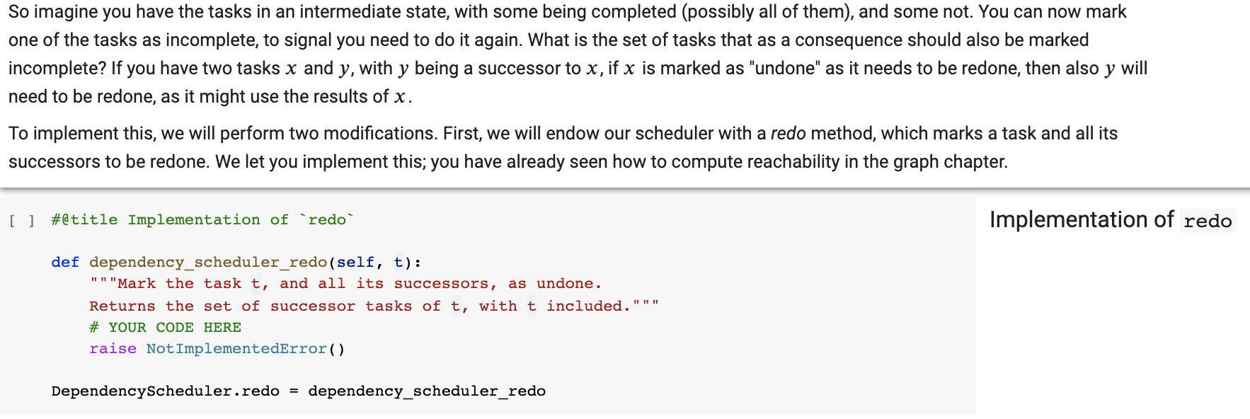 Solved Need Python help with code that marks the task t, | Chegg.com