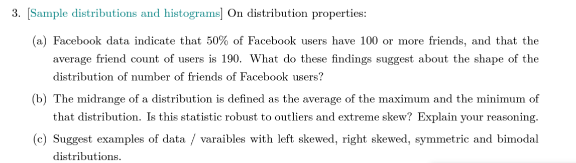 Solved 3. [Sample distributions and histograms] On | Chegg.com