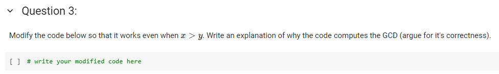 Solved GCD(x,y)=GCD(ymodx,x) This relationship gives use the | Chegg.com