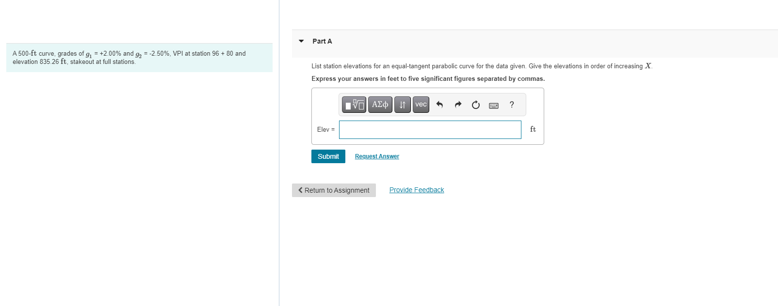 Solved View Available Hint(s)A railroad curve has | Chegg.com