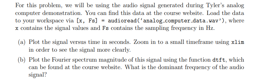Solved Discrete Fourier Transform For a discrete time signal | Chegg.com