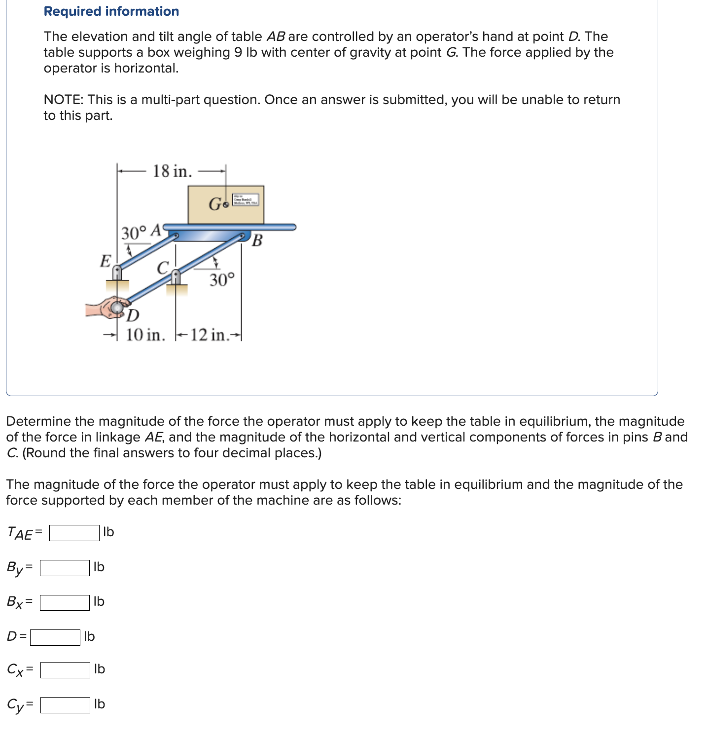 Solved Required informationThe elevation and tilt angle of | Chegg.com