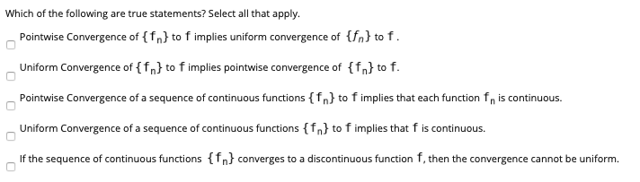 Solved Which of the following are true statements? Select | Chegg.com