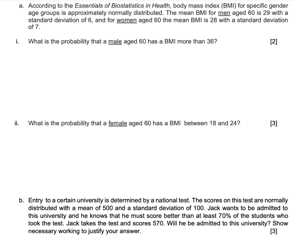 Solved a. According to the Essentials of Biostatistics in | Chegg.com