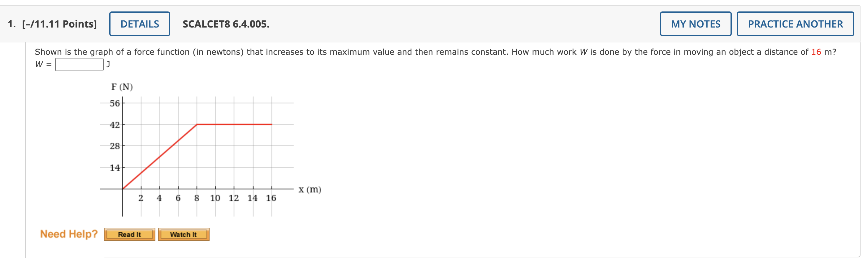 Solved W= J | Chegg.com