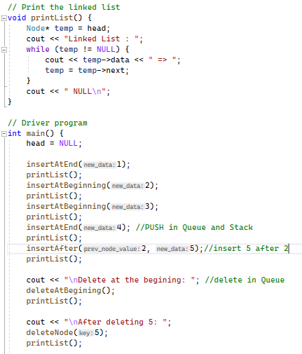 Solved // Print the linked list -void printlist() \{ Node* | Chegg.com