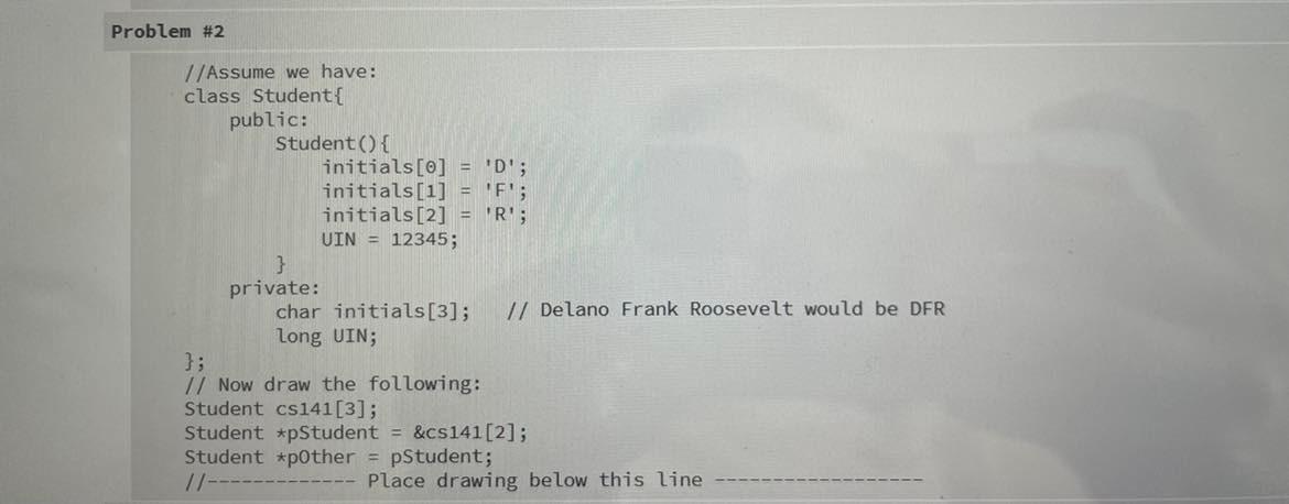Solved Example #2: /* Lab 11: Picture This Objective: Draw | Chegg.com
