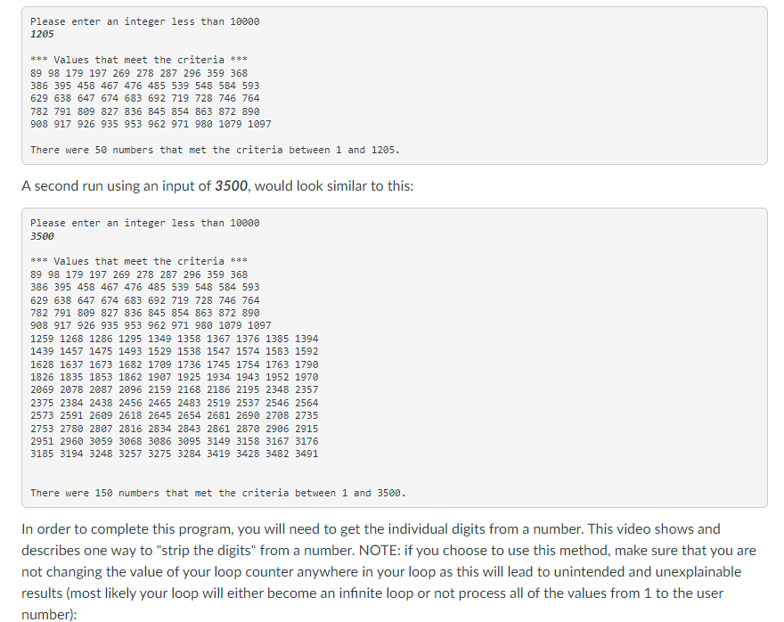Solved how would i go about looping this for java? Please | Chegg.com