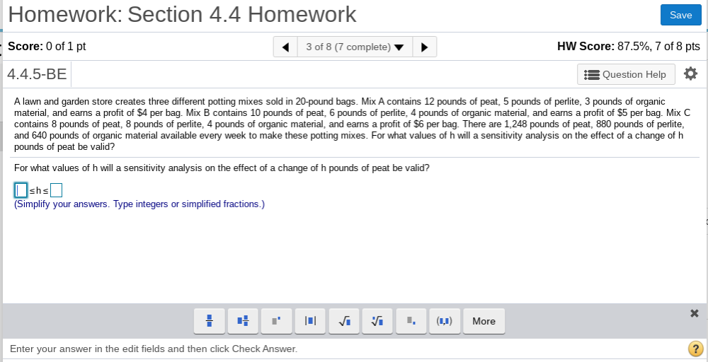 Solved Homework Section 4 4 Homework Save Score 0 Of 1 Pt
