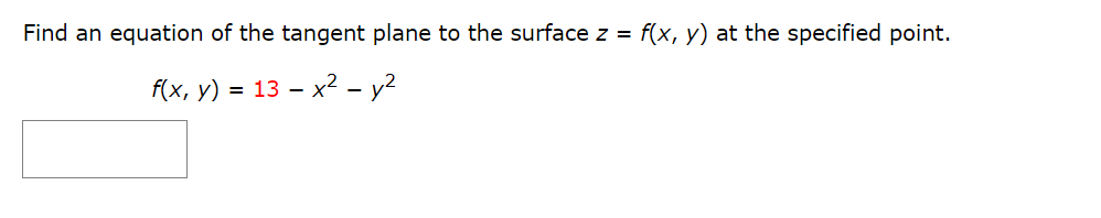 Solved Find an equation of the tangent plane to the surface | Chegg.com