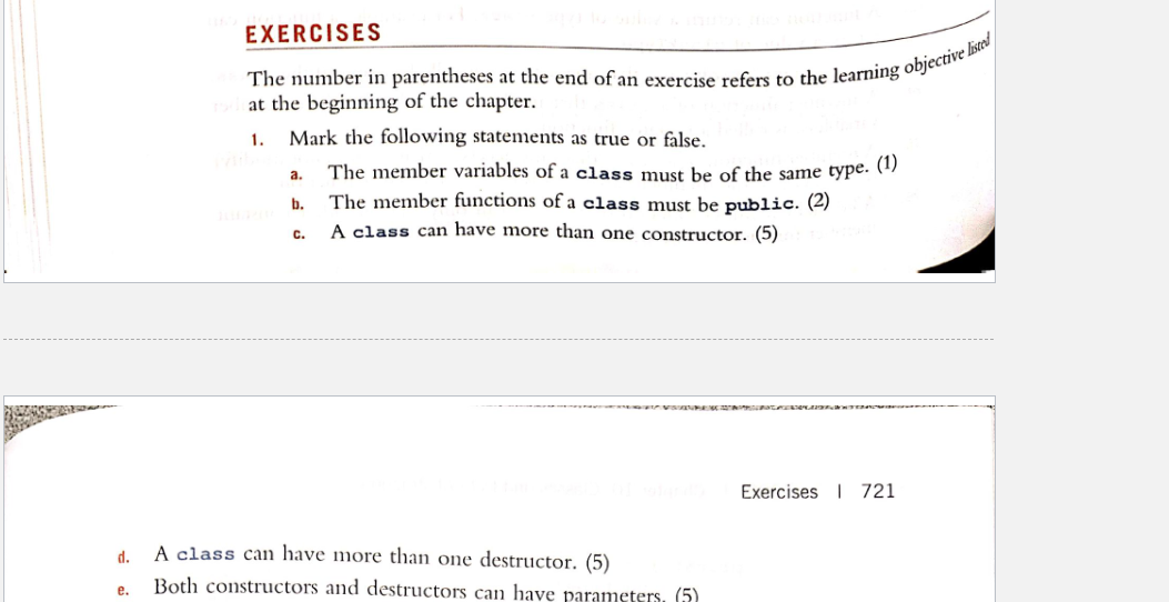 Solved The number in parentheses at the end of an exercise | Chegg.com