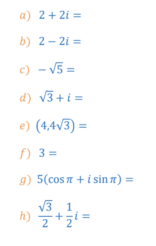 Solved Determine the modulus, argument, polar form, and | Chegg.com