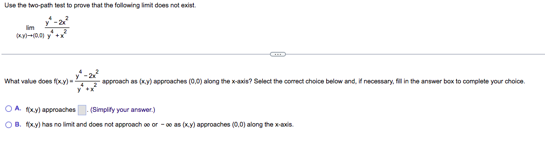Solved Use the two-path test to prove that the following | Chegg.com