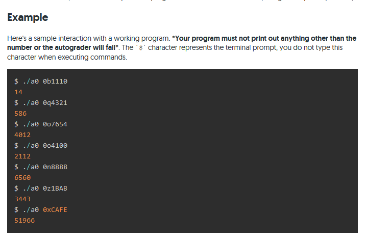 Solved For this assignment you will write a program that can | Chegg.com