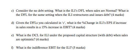 Solved Question 2. ILI corporation manufactures surgical | Chegg.com