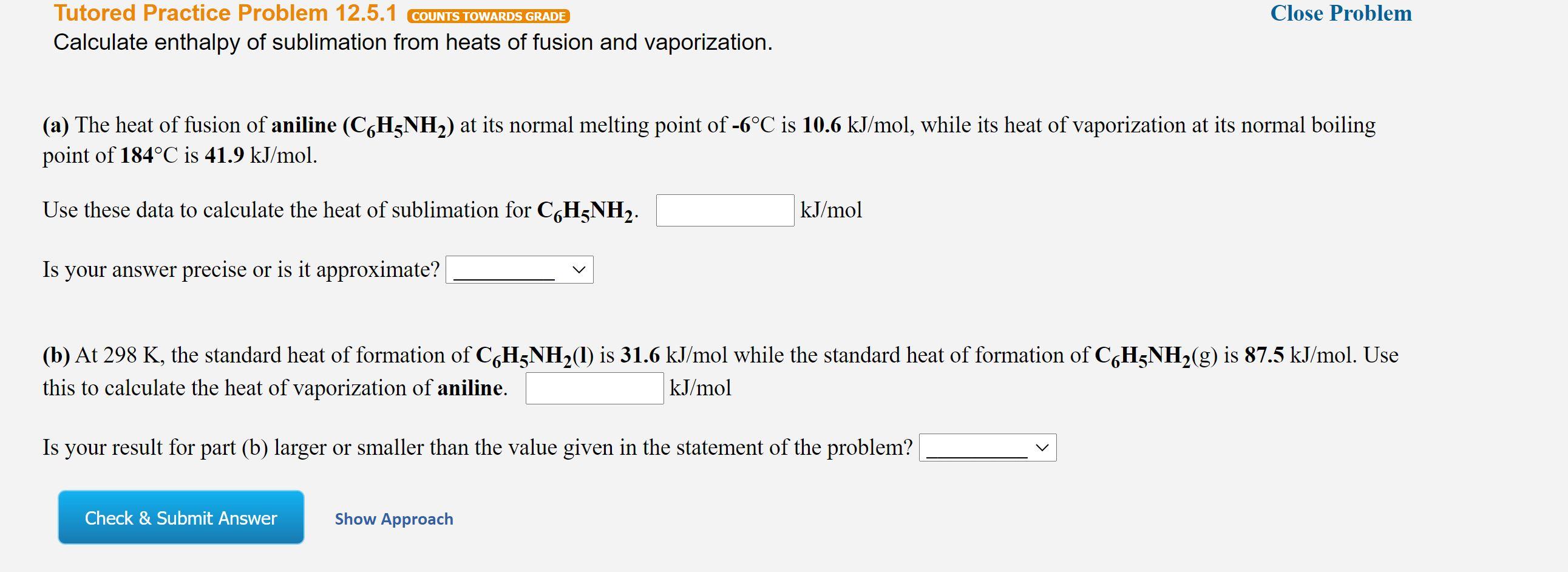 Solved Close Problem Tutored Practice Problem 12.4.1 COUNTS | Chegg.com