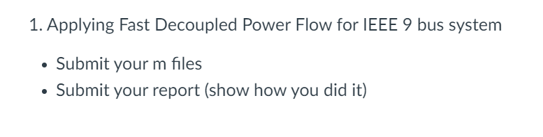 1 Applying Fast Decoupled Power Flow For Ieee 9 Bus
