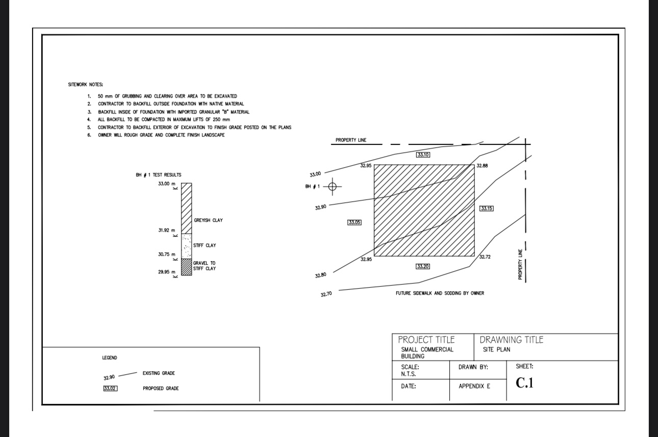 ESTIMATEFoundation Plan (C2 dwg) 1. What is the slope | Chegg.com