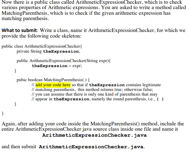The Stack ADT includes the following most important | Chegg.com