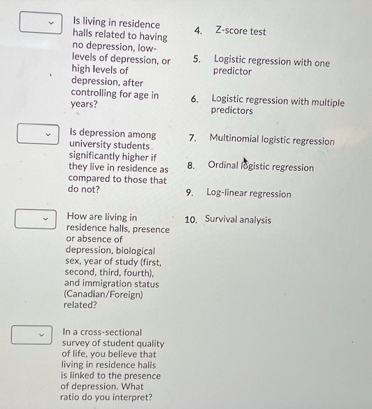 Solved Choose the best statistical measure for each question | Chegg.com